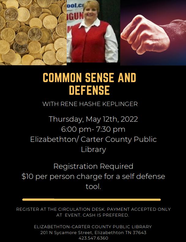 Common Sense and Defense - Elizabethton-Carter County Public Library