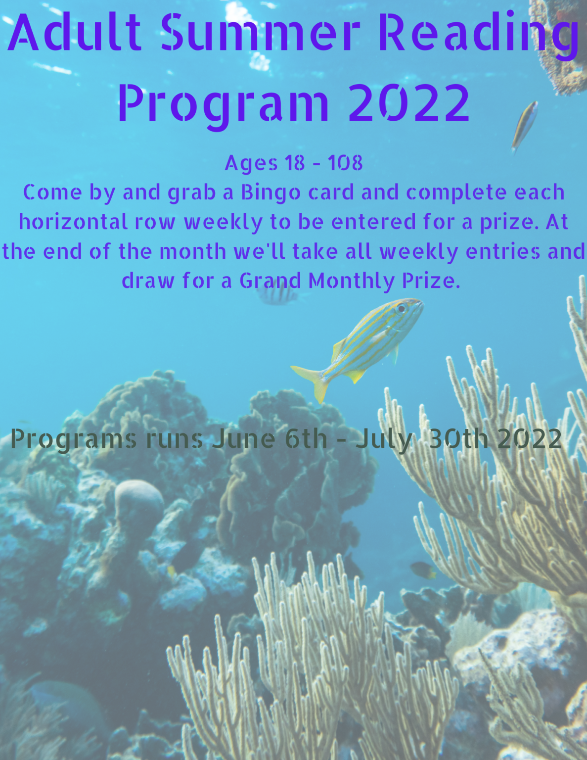 Adult Summer Reading Program 2022 - Elizabethton-Carter County Public ...