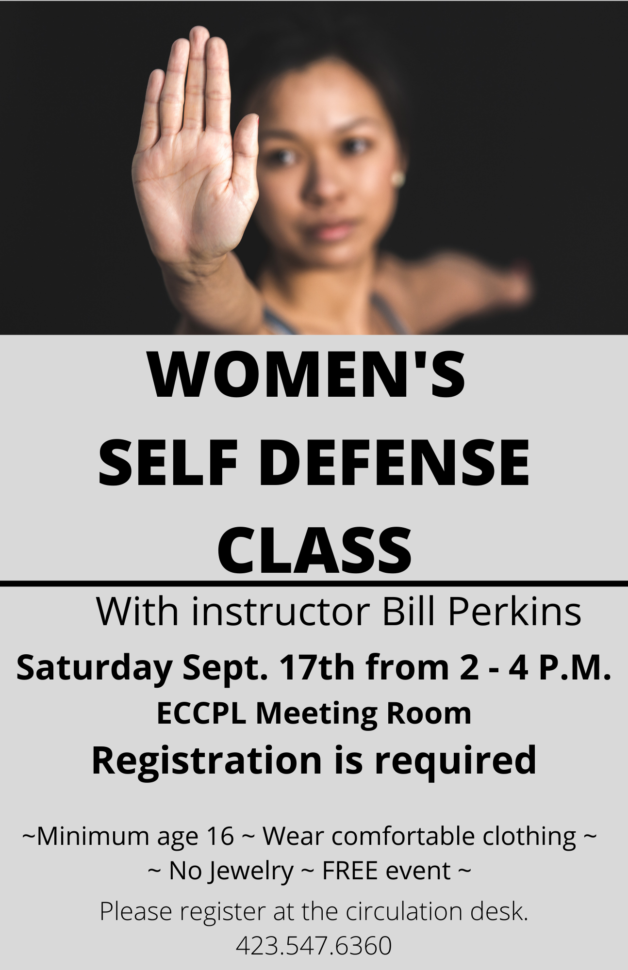 Women's Self Defense Class - Elizabethton-Carter County Public Library