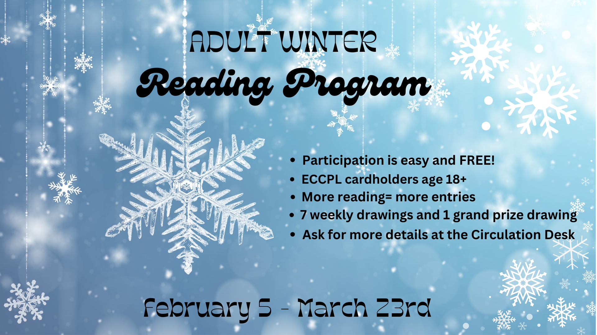 Adult Winter Reading Program 2024 - Elizabethton-Carter County Public ...
