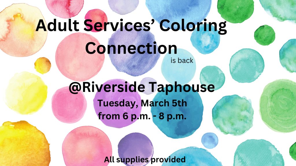The Coloring Connection - Elizabethton-Carter County Public Library