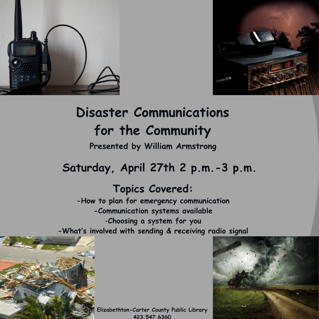 Disaster Communications for the Community - Elizabethton-Carter County ...